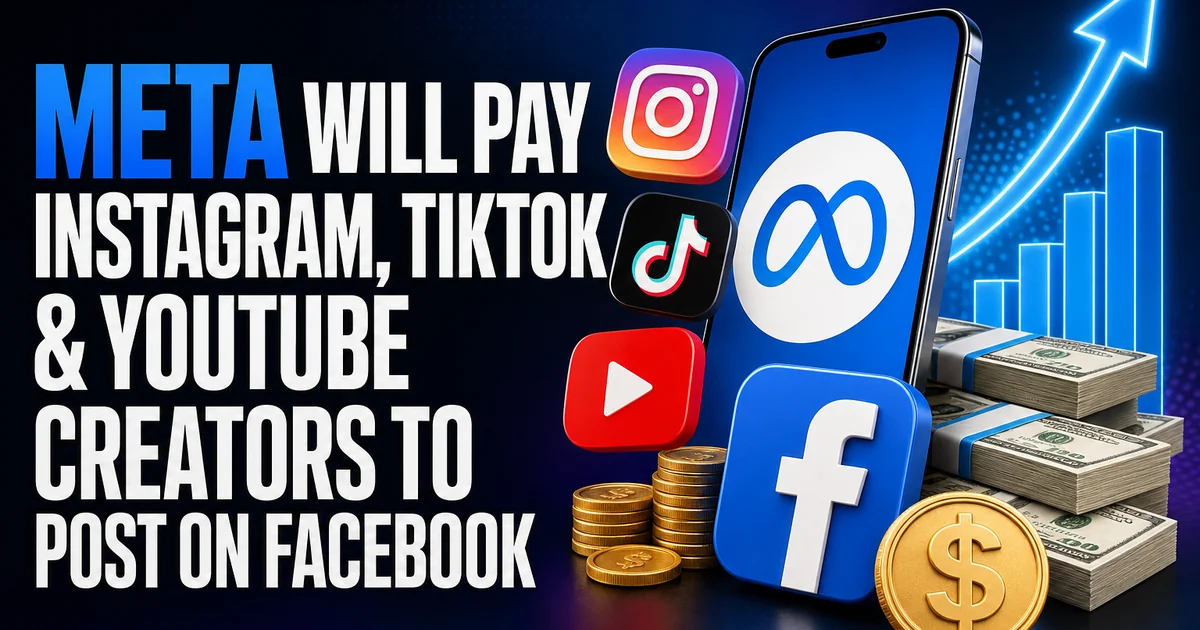 Meta Pays Creators to Post on Facebook (2026) | BoostHill